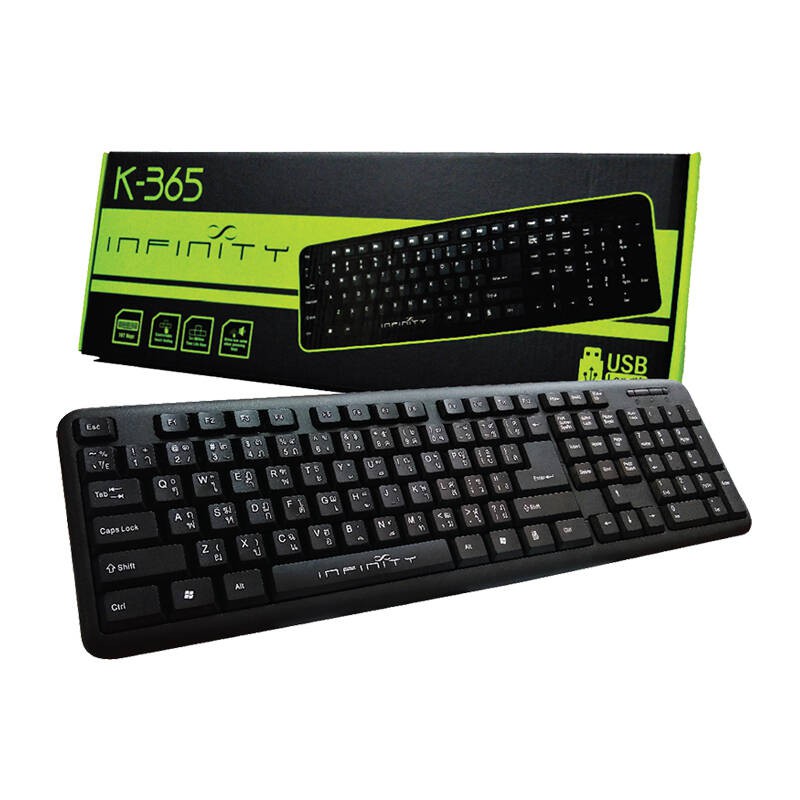 คีย์บอร์ด Keyboard INFINITY รุ่น #K-365 | Shopee Thailand