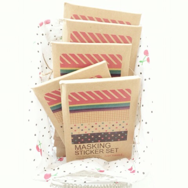Masking Sticker Set V.basic | Shopee Thailand