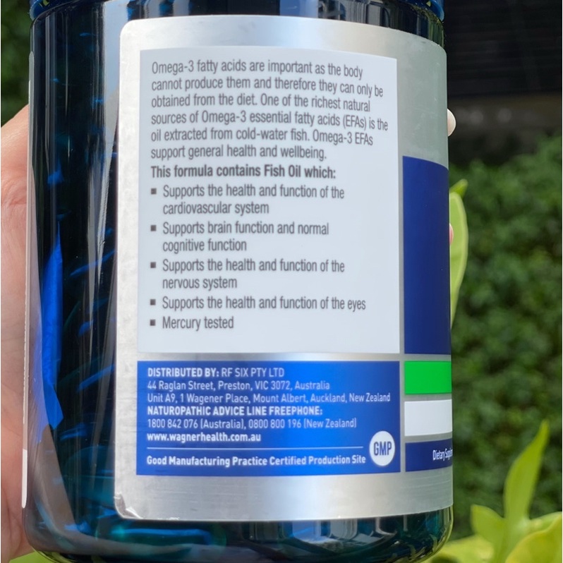 พร้อมส่ง Wagner Triple Strength Omega-3 Fish Oil 150 แคปซูล โอเมก้าสาม ...