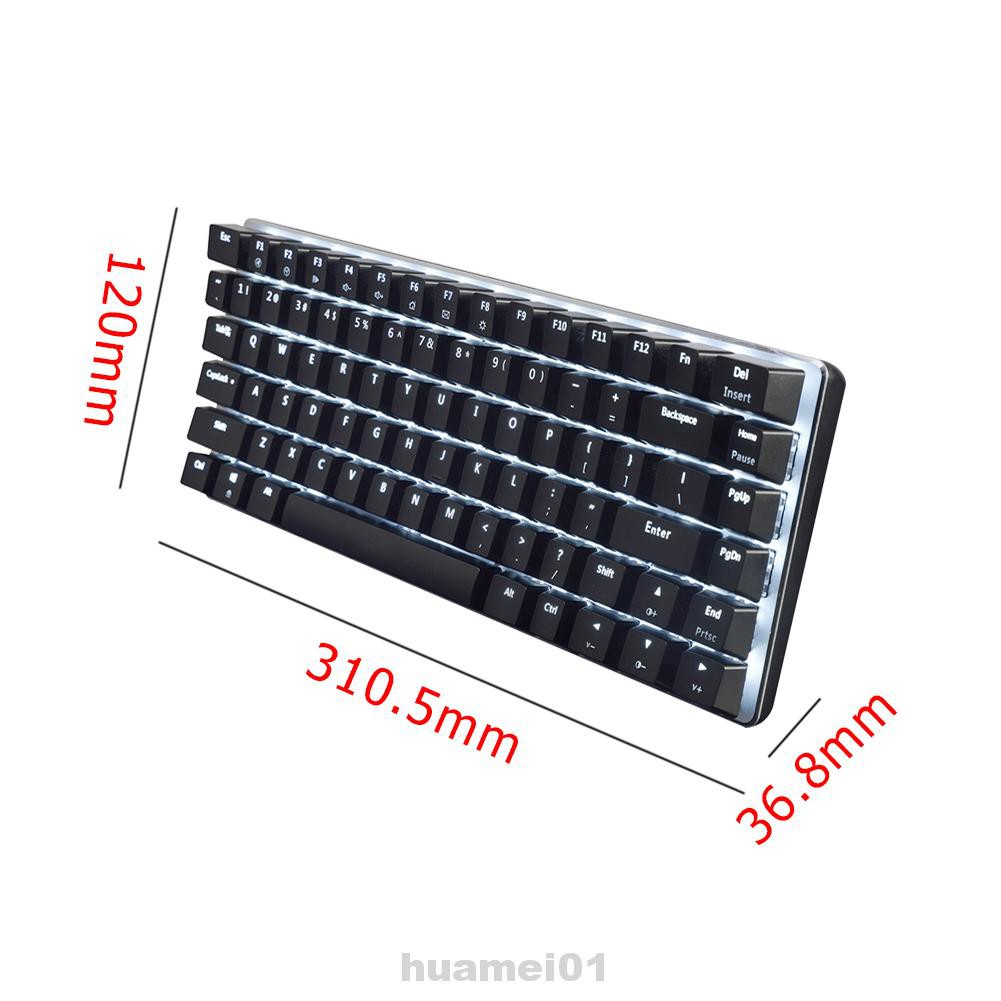 Metal Wired Office Ergonomic Non Slip Anti Interference RGB Backlight ...