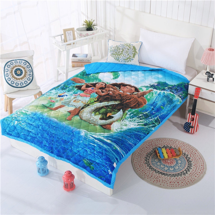150X200cm Minecraft Bed Cover Steve Creeper Bedding Summer Quilt ...