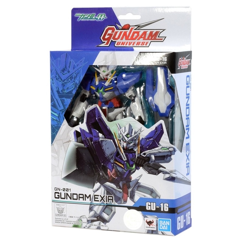 ประกอบขึ้นBandai Gundam GU16 GN001 GUNDAM Universe EXIA Version Anime ...