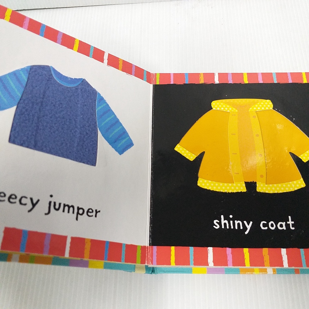 Babys Very First Tochy-Feely Getting Dressed Book By Usborne หนังสือ ...
