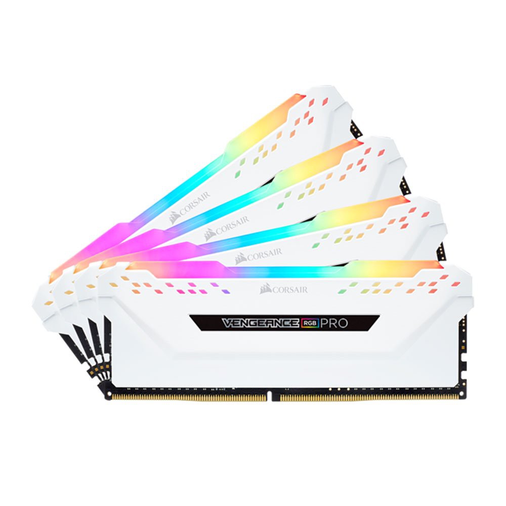 RAMPC- 64GB(16GBx4) DDR4/3200 CORSAIR VENGEANCE RGB PRO (WHITE ...