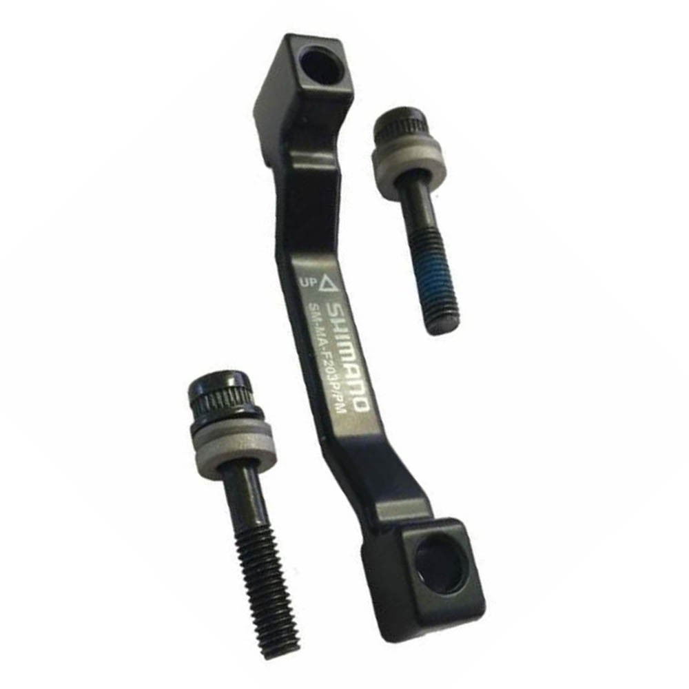 ☎Shimano Brake Adapter - 180mm Post Mount to 203mm Rotor, Front, SM-MA ...
