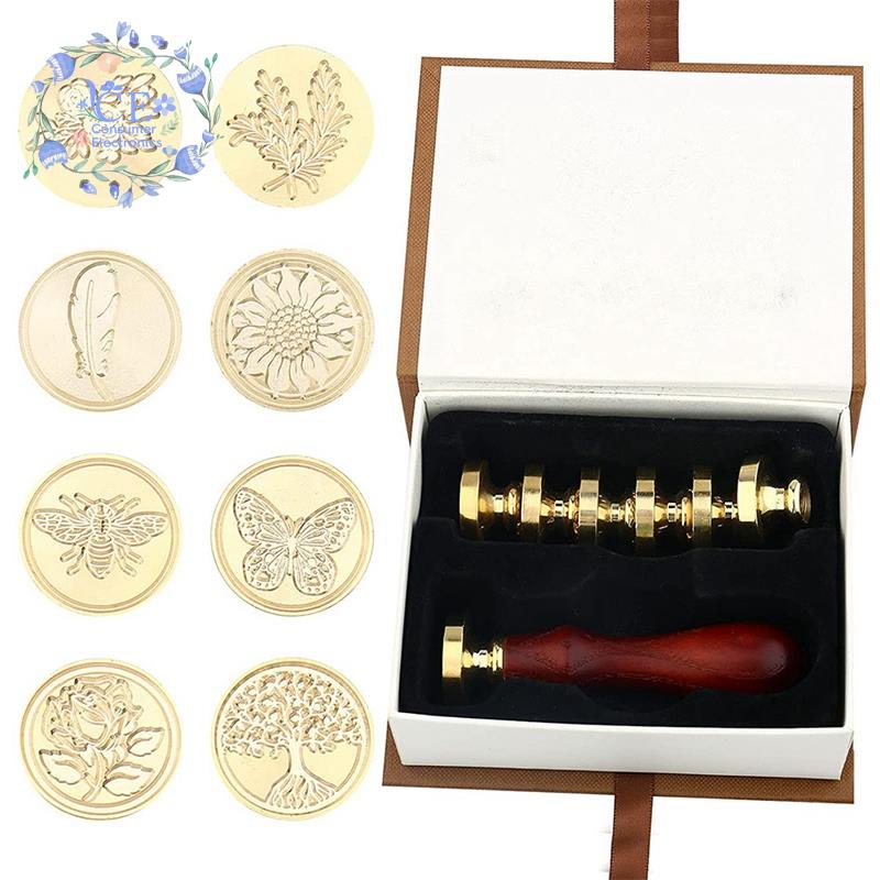 Vintage Brass Seal Head DIY Wax Print 8 Patterns for Envelopes ...
