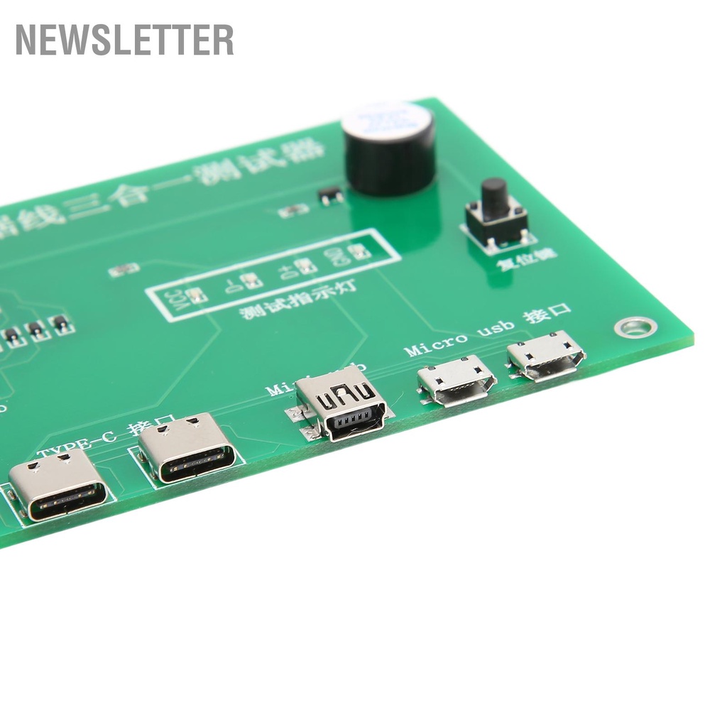 3 In 1 การ์ดทดสอบสายชาร์จ Usb Type C Micro Mini Pcb - kuike075.th ...