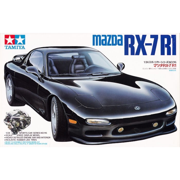 โมเดลรถ TAMIYA Mazda RX-7 R1 Scale : 1/24 โมเดลประกอบ รถยนต์ ทามิย่า ...