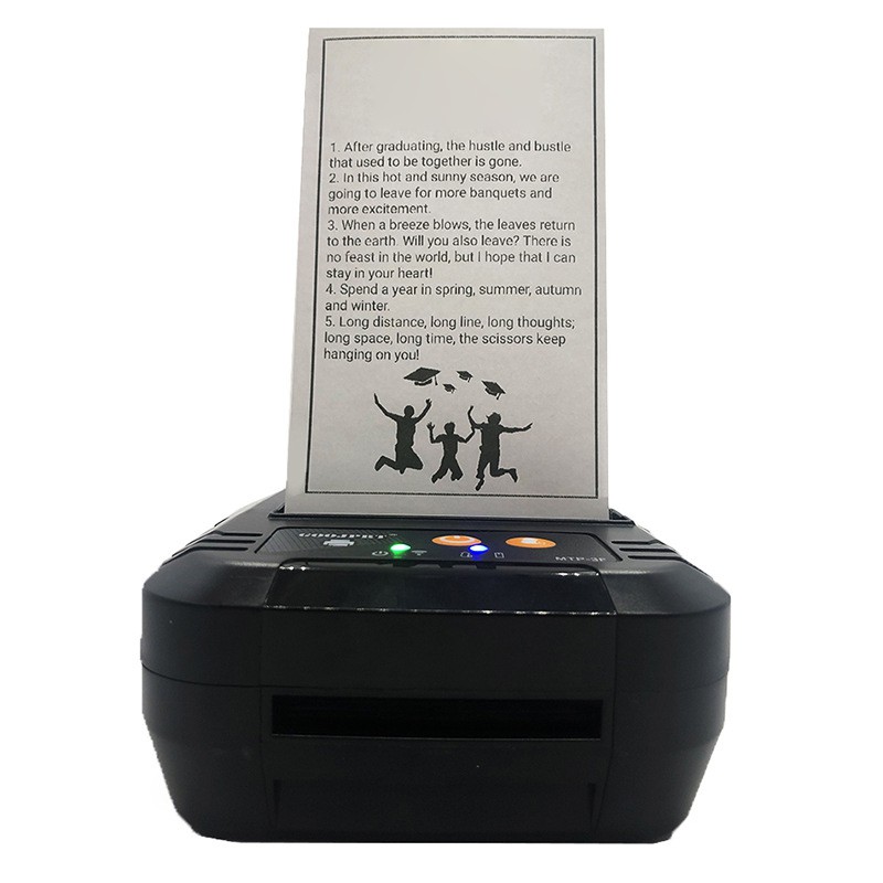 GOOJPRT MTP-3F Printer, 80mm Portable Bluetooth Wireless Mini Thermal ...