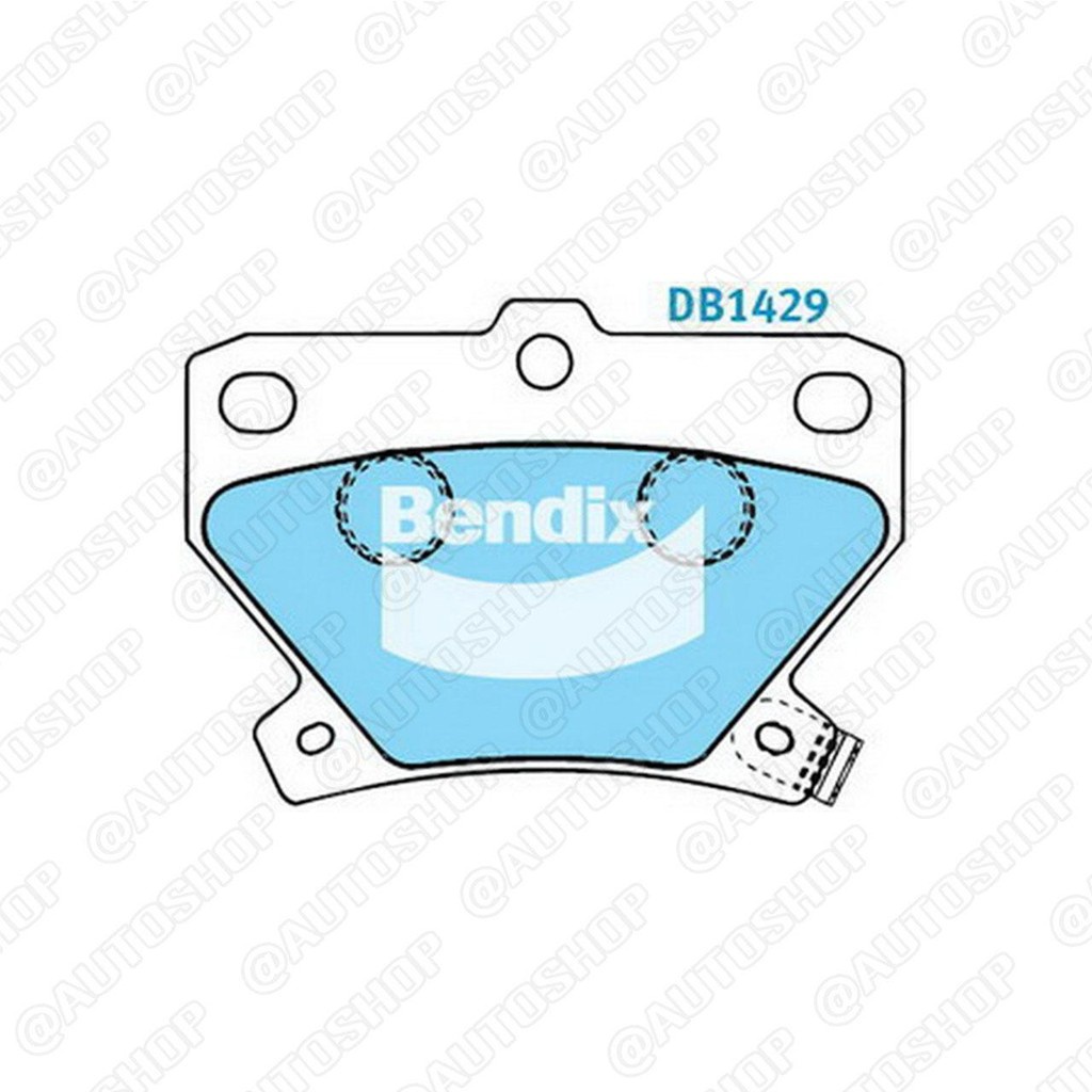 BENDIX ผ้าเบรคหลัง TOYOTA COROLLA ALTIS E120 E130 01-07 VIOS XP40 02-07 ...