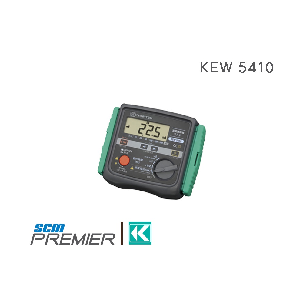 เครื่องตรวจสอบกระแสรั่วไหลแบบดิจิตอล Kyoritsu RCD Tester รุ่น KEW 5410 ...