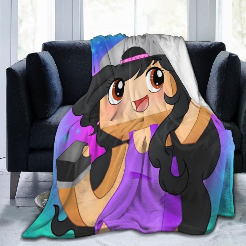 Minecraft Aphmau Custom Ultra-Soft Fleece Blanket Warm Throw Blankets ...