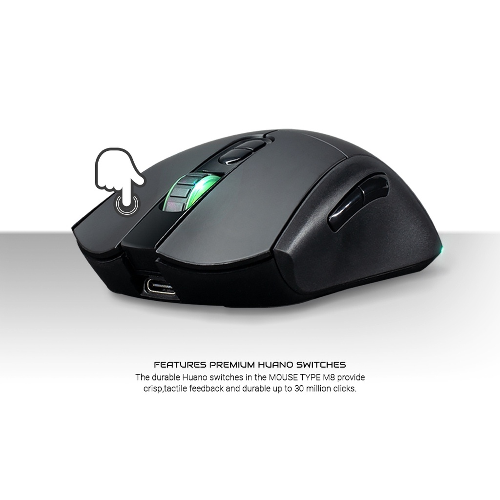EGA TYPE M8 Wireless GamingMouse เมาส์เกมมิ่งไร้สาย มีไฟ RGB มีให้เลือก ...