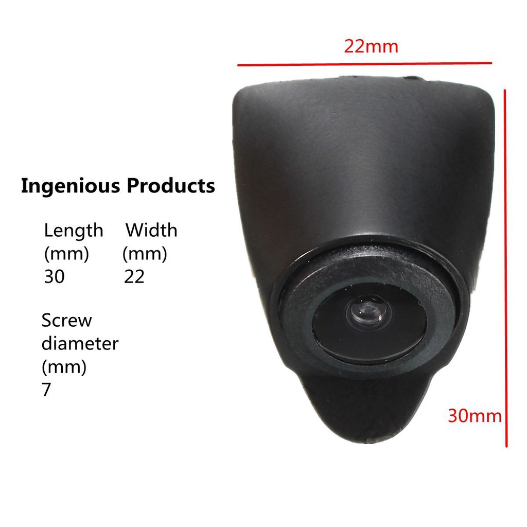 170 Wide Degree Logo Embedded For Toyota Night Vision CCD Car Front ...