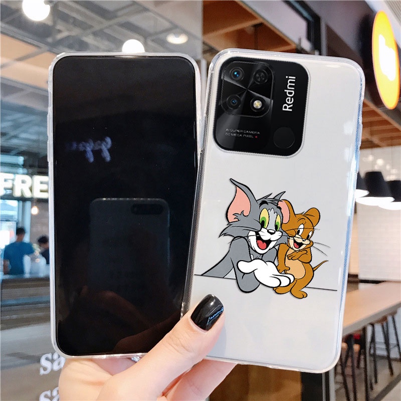 Tom and Jerry Phone Case for Xiaomi Redmi 10C 10A 9C NFC Clear ...