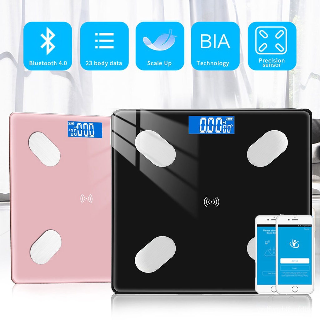 เครื่องชั่งน้ำหนักElectronic Bluetooth Weight Scale Bathroom Floor ...