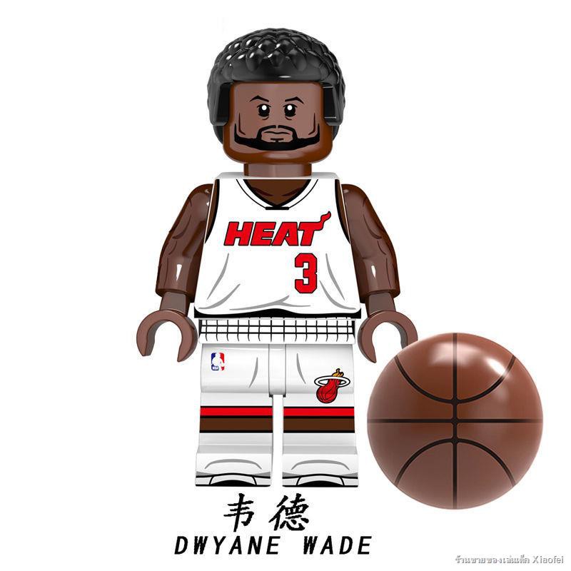 ของเล่นเด็กนักบาสเก็ตบอล NBA Curry Bryant Jordan Xiaoyao James Wade ...