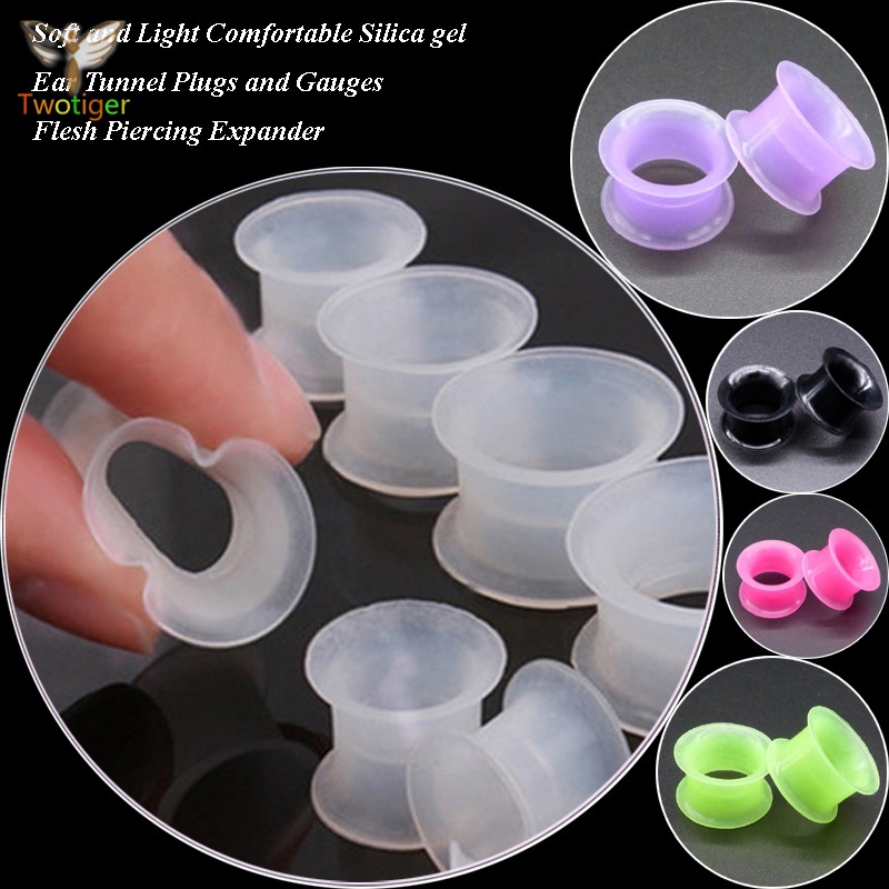 COD[AEarly]16Pcs/Set Spiral Taper Flesh Tunnel Ear Stretcher Expander ...