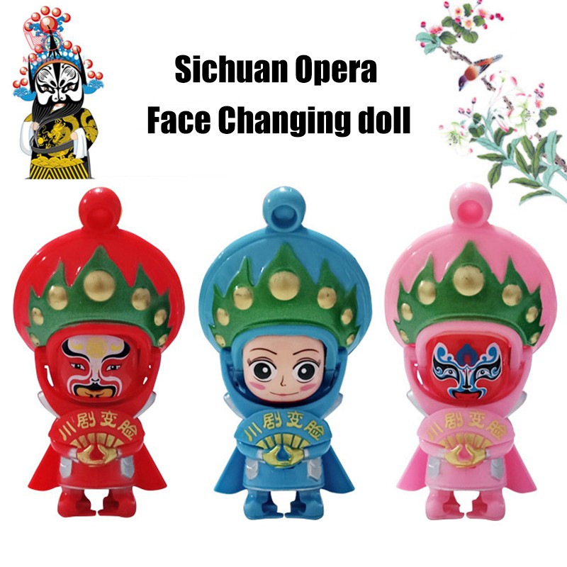 Change Face Peking Opera Dolls Traditional Chinese Folk Craftwork ...