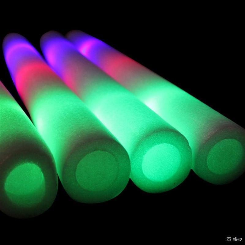 30pcs LED Luminous Foam Stick Multi Color LED Glow Stick Fluorescent ...