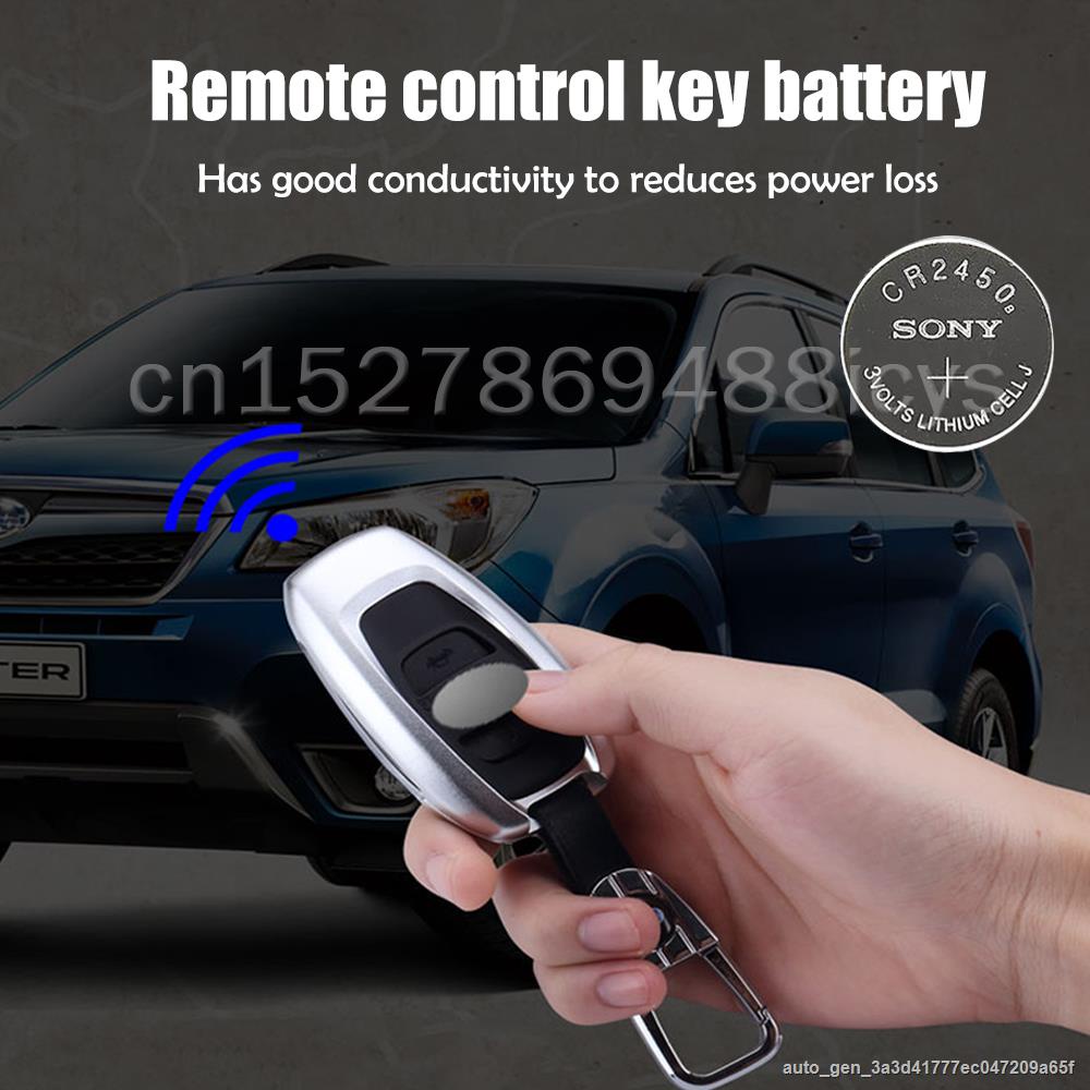 5PCS Sony CR2450 CR 2450 550mah 3V Lithium Batteries For Car Key Remote ...