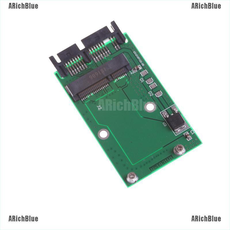 arichblue mini pcie pci - e msata ssd to 1 . 8 micro sata à¸­à¸°à¹ à¸”à ...