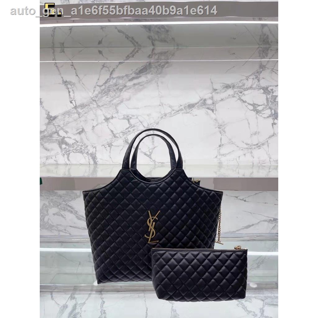 YSL Shopping Bag Stitched Texture Hand Practical Convenient And Modern ...
