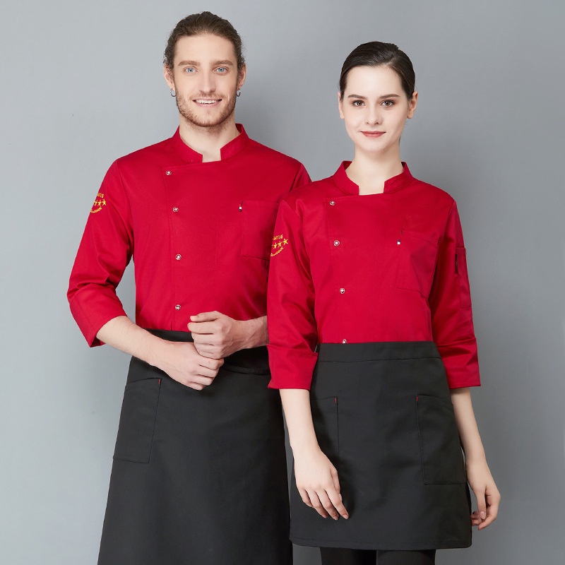 Jinrui Professional Customized Clothing Chef Workwear Mens Long-Sleeved ...