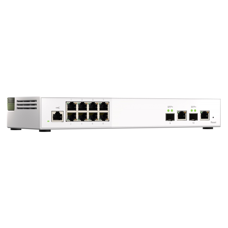 QNAP QSW-M2108-2C 10GbE Layer 2 Web Managed Switch 8 Port 2.5Gbps2 Port ...
