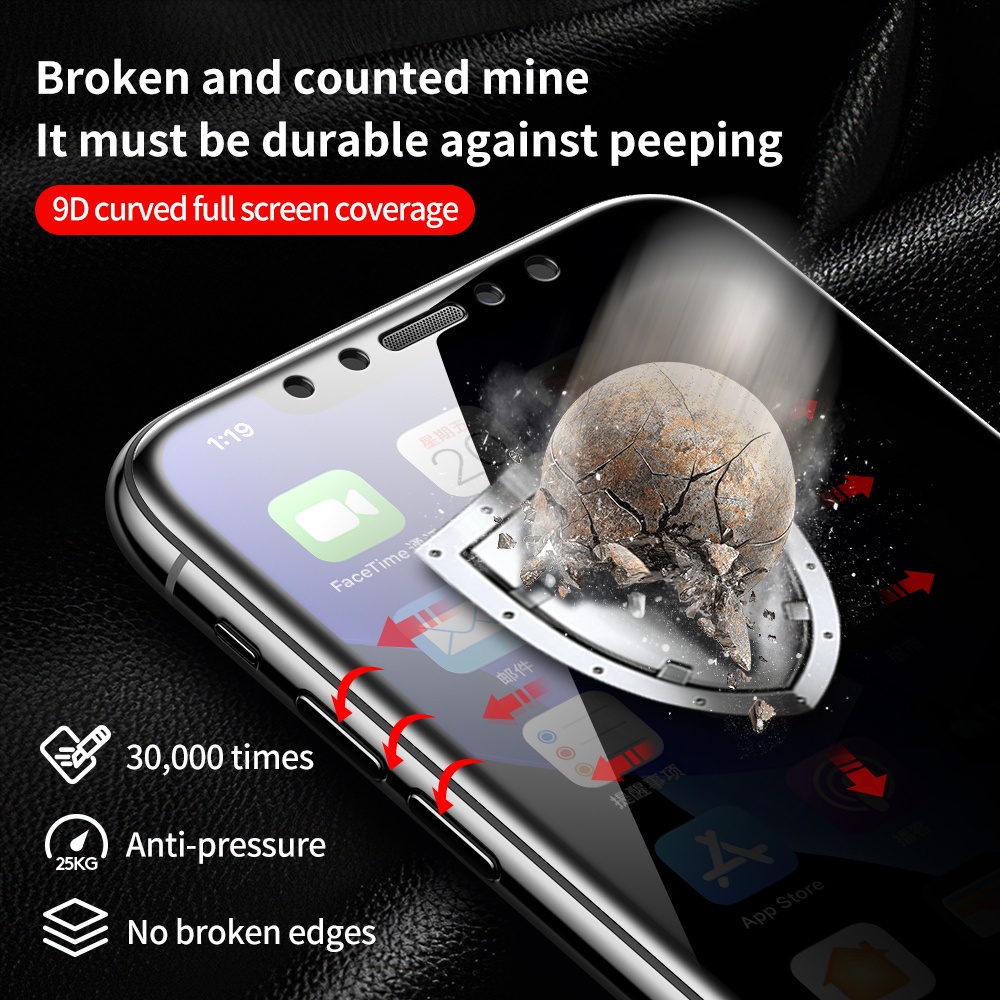 SmartDevil CODรับประกัน 1 เดือน ฟิล์มกระจกนิรภัยกันรอยหน้าจอ กันฝุ่น 9D สําหรับ iPhone 13 pro ...