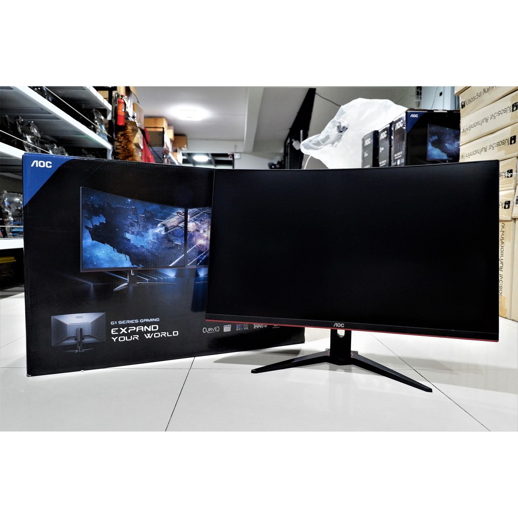 จอโค้ง AOC 31.5' นิ้ว 144Hz รุ่น 1ms | Shopee Thailand