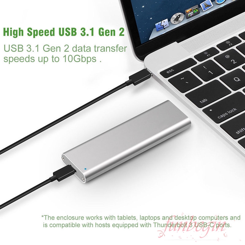 ( Fb ) Usb 3 . 1 Type C M . 2 Ngff Ssd Enclosure อุปกรณ์เชื่อมต่อสําหรับ Windows Vista ...