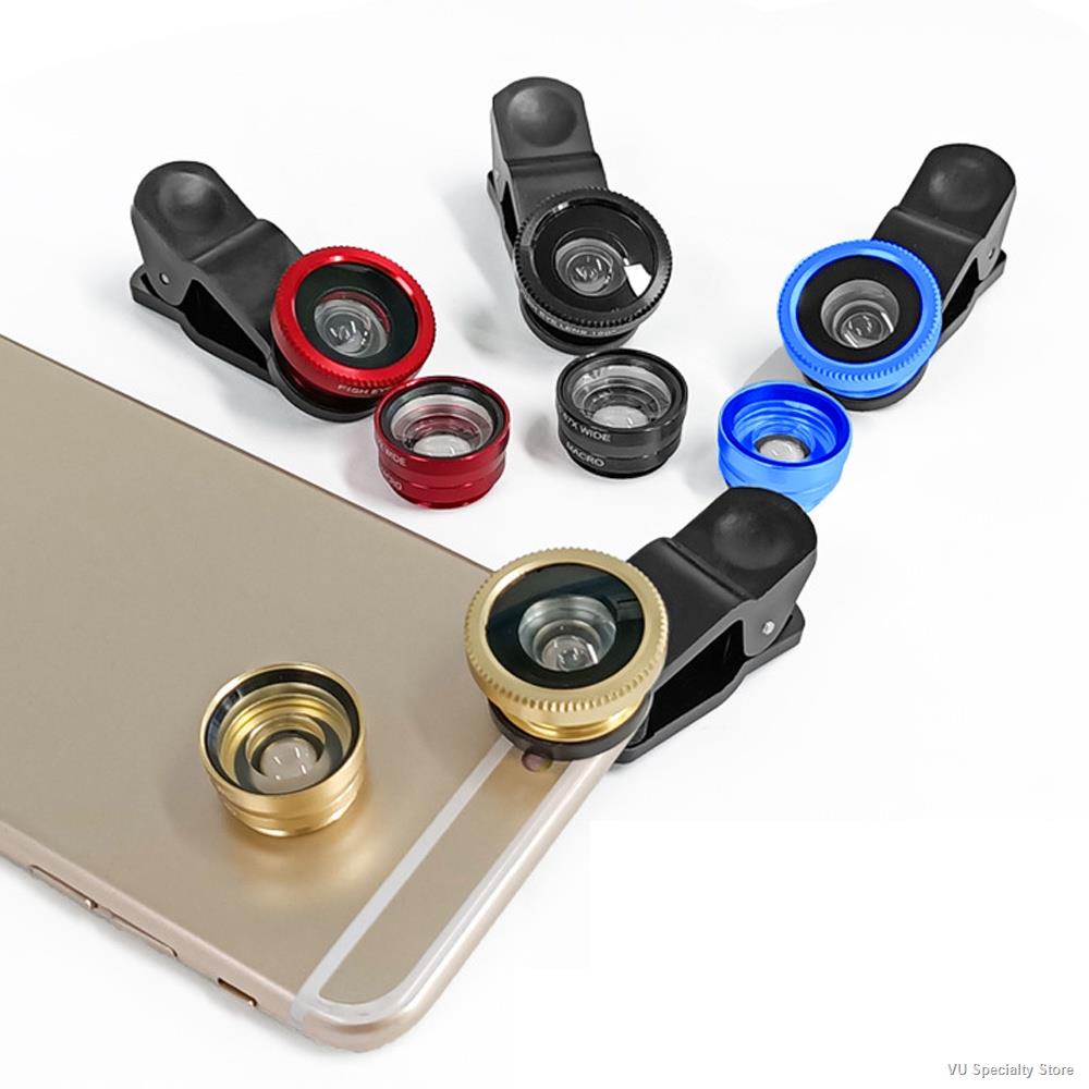 VU Specialty StoreUniversal Clip Lens 3in1 เลนส์มือถือ 3 มุมมอง เลนส์ ...