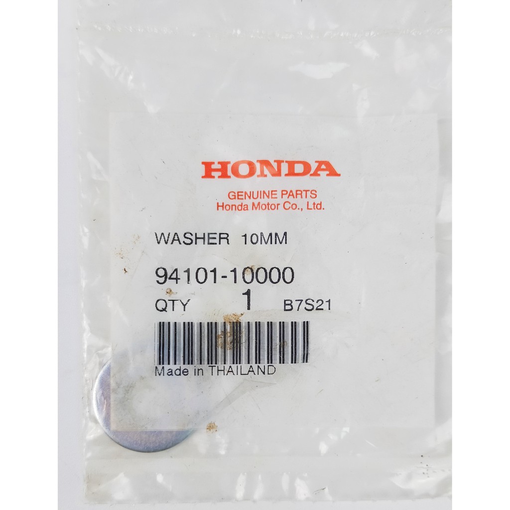 94101-10000 แหวนรอง, 10 มม. Honda แท้ศูนย์ | Shopee Thailand