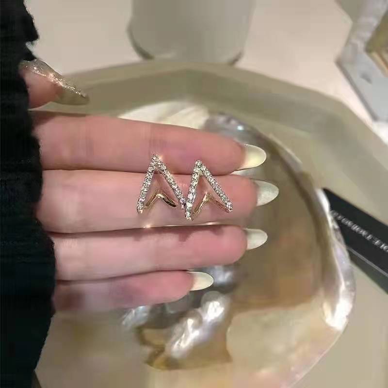 ต่างหูสตั๊ด เงิน S925 4 เอฟเฟค สไตล์เกาหลี - xiping.th - ThaiPick