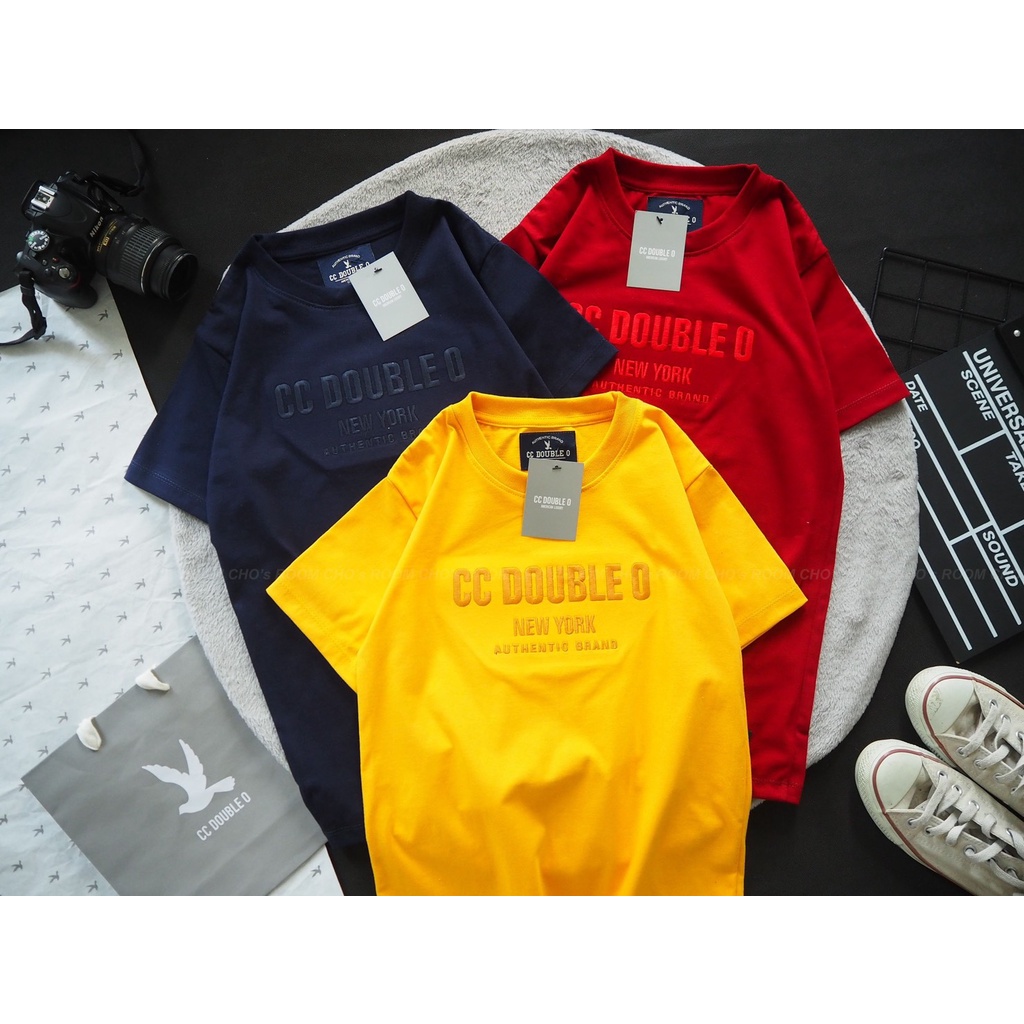 สินค้าขายดี ???? เสื้อยืดงานปัก-งานป้าย ????CC-OO Cotton 100%( SMLXL )์ No.43 - ton6066 - ThaiPick