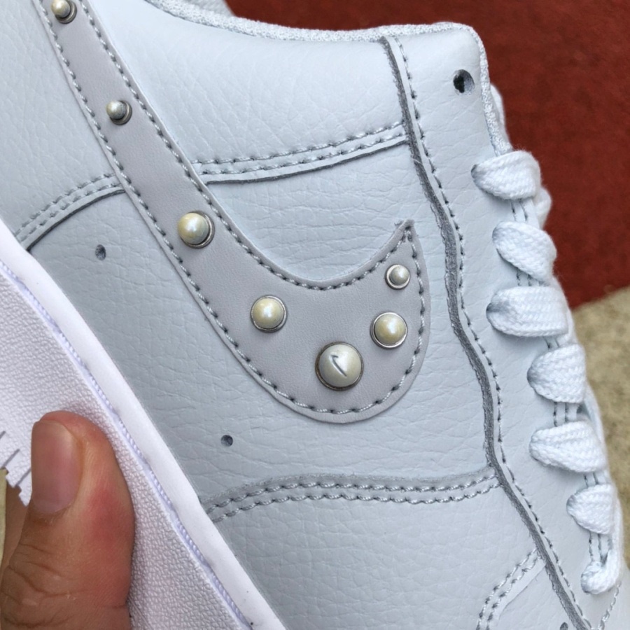 Ńíkê AF1 รองเท้าลำลอง Silver Pearl low Air Force 1 07 SE AF1 Silver ...