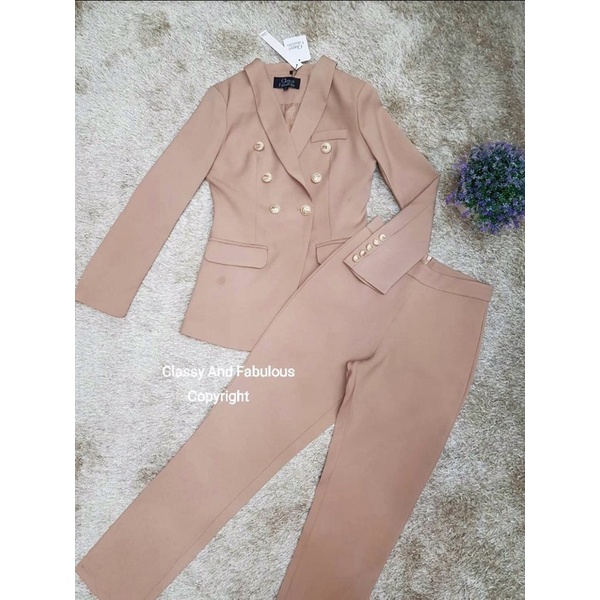 M10 S-XL Set ชุดเซ็ต เซต2ชิ้น เซตสูท ชุดสูทผู้หญิง เซตสูทขายาว ชุดเข้าเซต เซตสูทแฟชั่น ชุดออกงาน ...