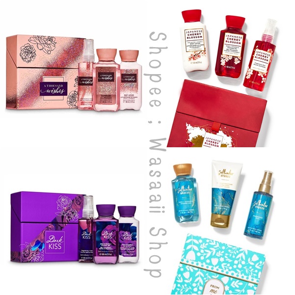 แท้ ชุดของขวัญ Mini Gift Box Set Bath and Body Works กลิ่น Japanese Cherry Blossom In the Star A ...
