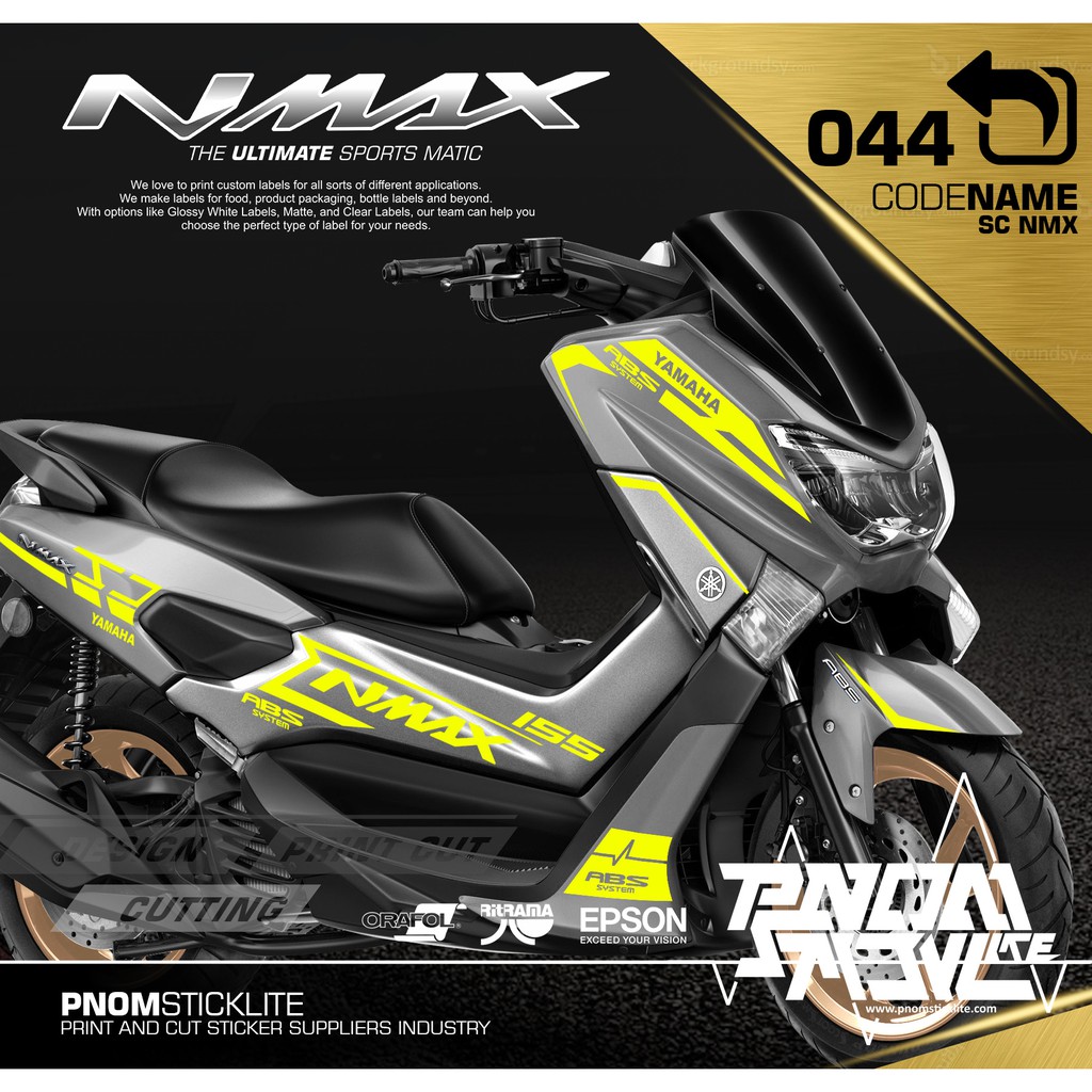 สติกเกอร์สําหรับตกแต่ง Striping Nmax Sc Nmx P044 - pnom_sticklite.th - ThaiPick
