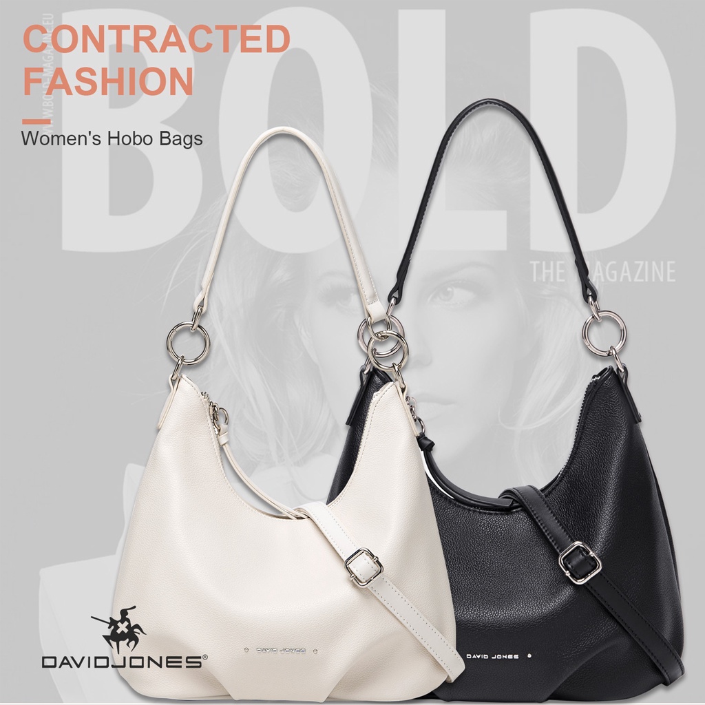 David Jones Paris กระเป๋าสะพายไหล่ แบบหนัง PU สำหรับผู้หญิง - davidjonesofficialshop.th - ThaiPick