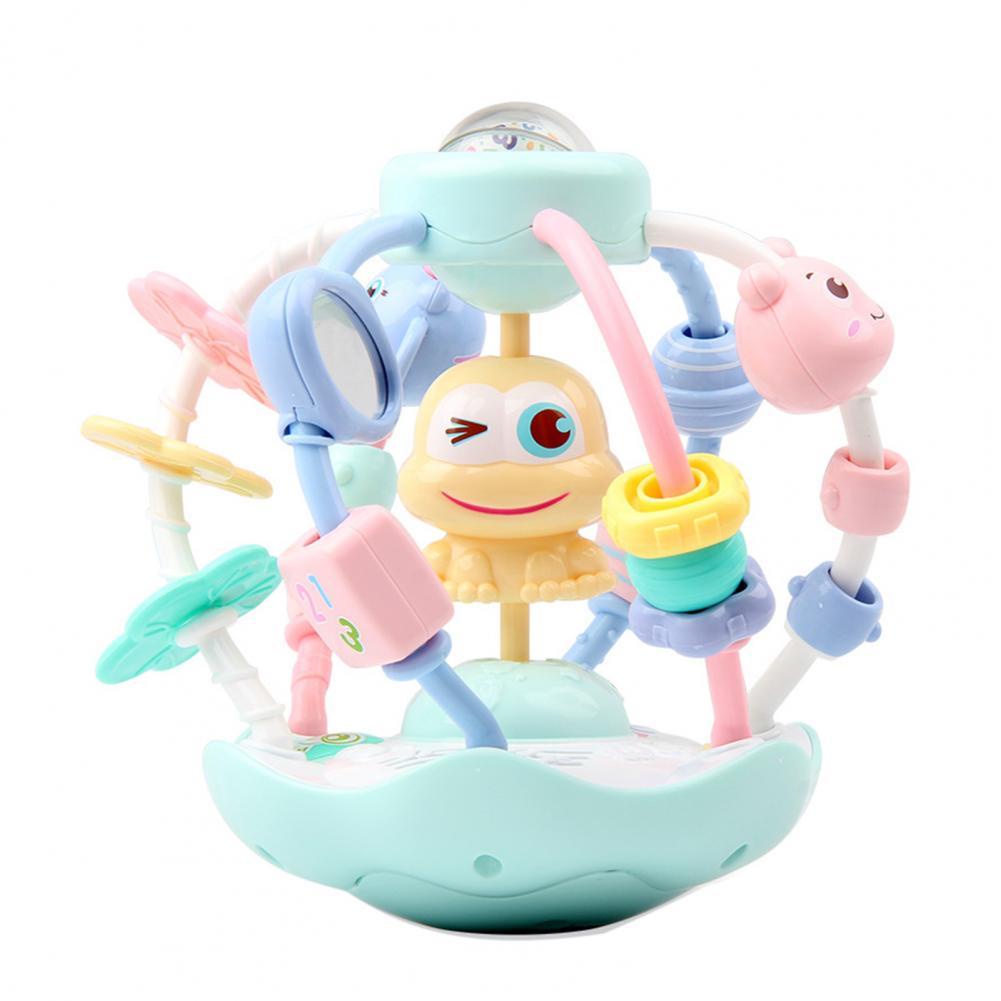 Cartoon Animal Baby Light Music Rattle Ball Hand Bell Educational ...