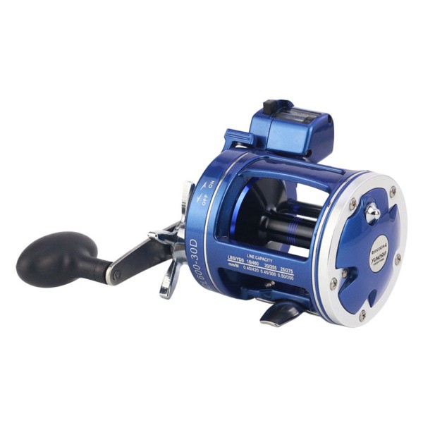 Left/right Hand Spinning Reel with ACL Counter Trolling Reel Fishing ...