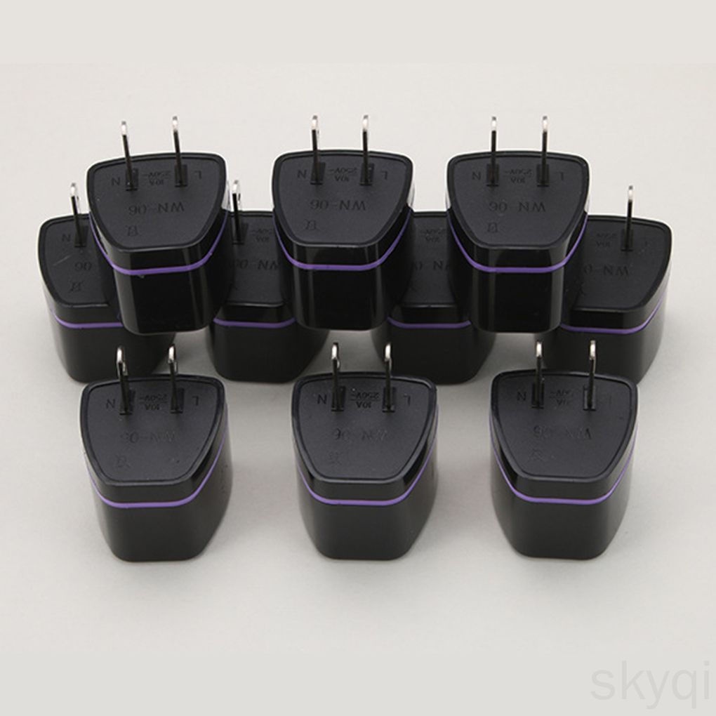 Universal UK AU EU To US Plug USA Europe Travel Wall AC Power Charger ...