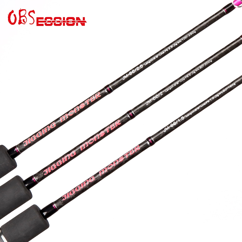 OBSESSION 1.98m Long Casting Slow Jigging Pole Sea Fishing Rod Japan ...