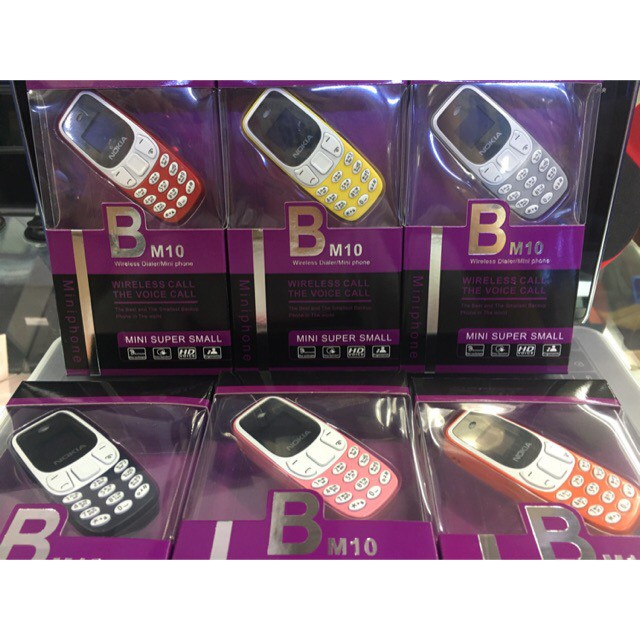 BM10 โทรศัพท์มือถือจิ๋ว รองรับ2ซิม (ขนาดเล็ก) พกพาสะดวก ใช้ดีน้ำหนักเบา ...