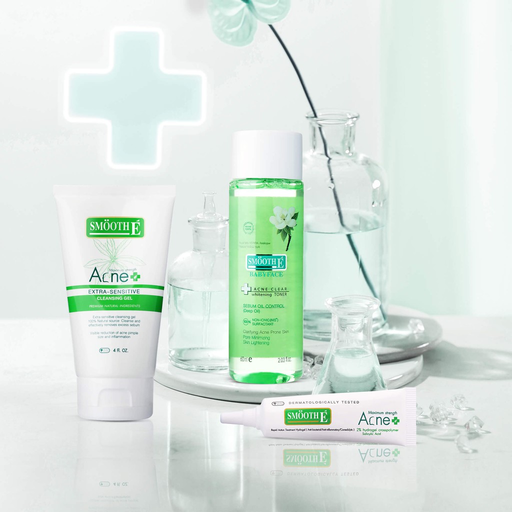 Smooth E Acne Clear Whitening Toner 150ml สมูทอี แอคเน่ โทนเนอร์ ลดสิว ...
