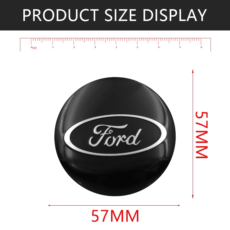 4pcs 56.5mm Car Hub Caps Car Tire Wheel Center Cover Sticker Car ...