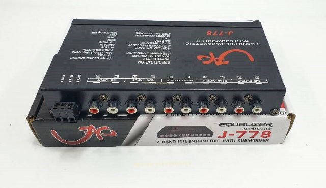 ปรีแอมป์รถยนต์ 7แบนด์ ปรีแอมป์ JAC J-778 ปรีแอมป์ติดรถยนต์ เครื่องเสียงรถยนต์ ปรีปรับเสียง แยก ...