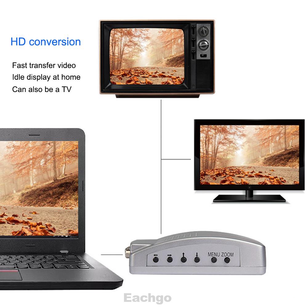 Signal Computer Universal Composite Video Adapte PC Converter Box ...